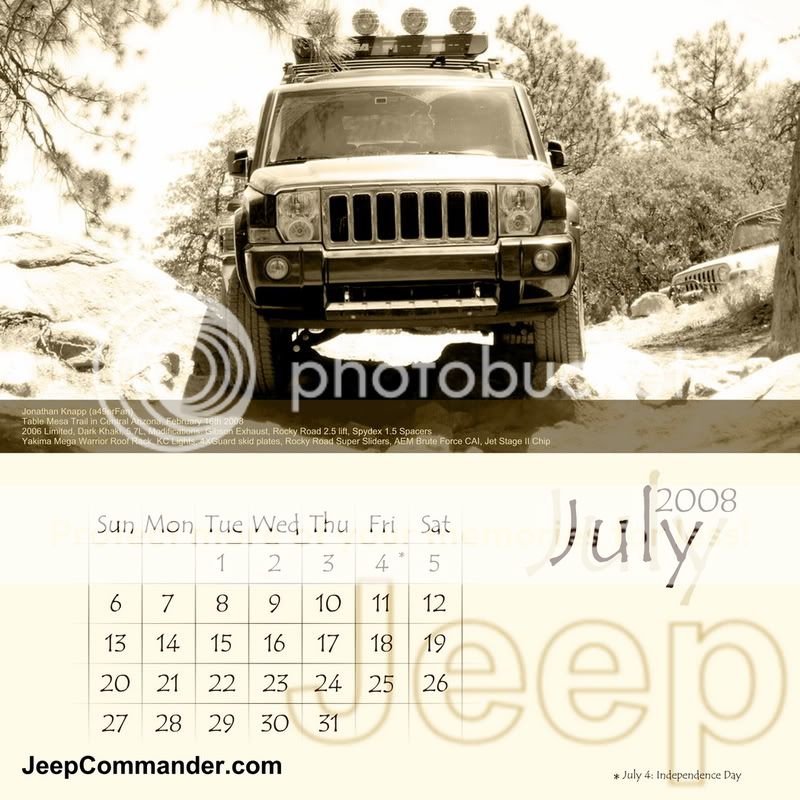 2010 jeepcommander.com Calendar (Photo collection) | Jeep Commander Forum