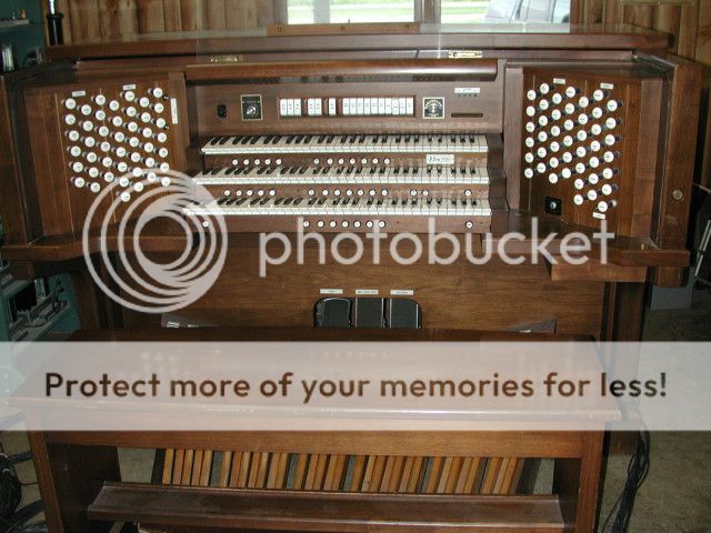 Allen 1105 3Manual Drawknob AGO console on ebay - Hauptwerk Virtual ...