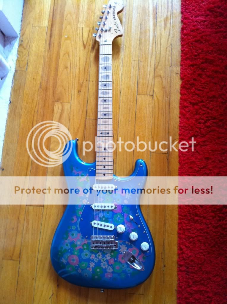 Blue Flower Fender Strat *MIJ* '88 - Electric Guitars - Harmony Central